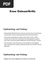 Oxford Knee Score Assessment Guide | PDF