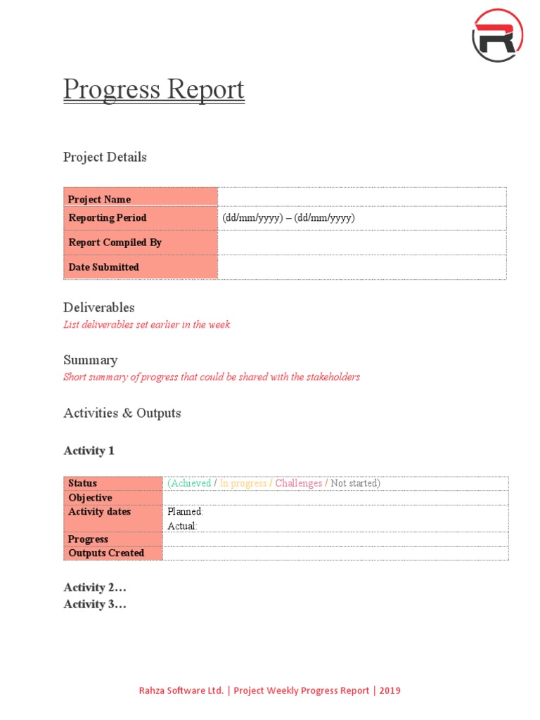 Progress Report | PDF