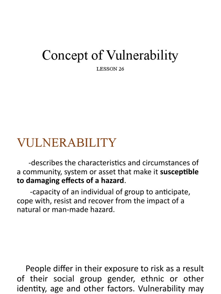 Concept of Variability (DRRR) | PDF | Hazards | Vulnerability