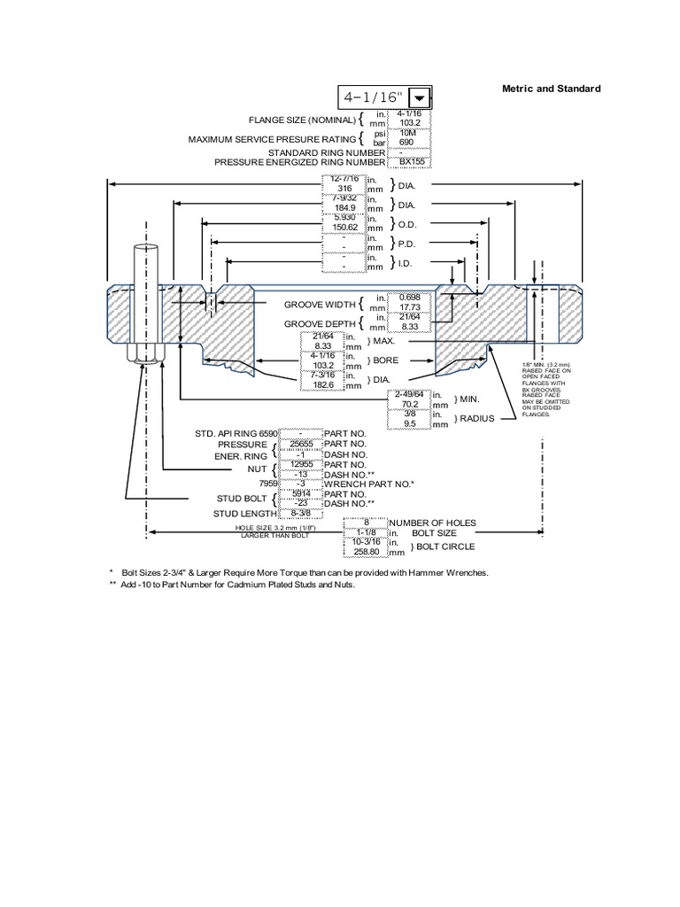 Flange 4 1 16 10K PDF Nut Hardware Screw