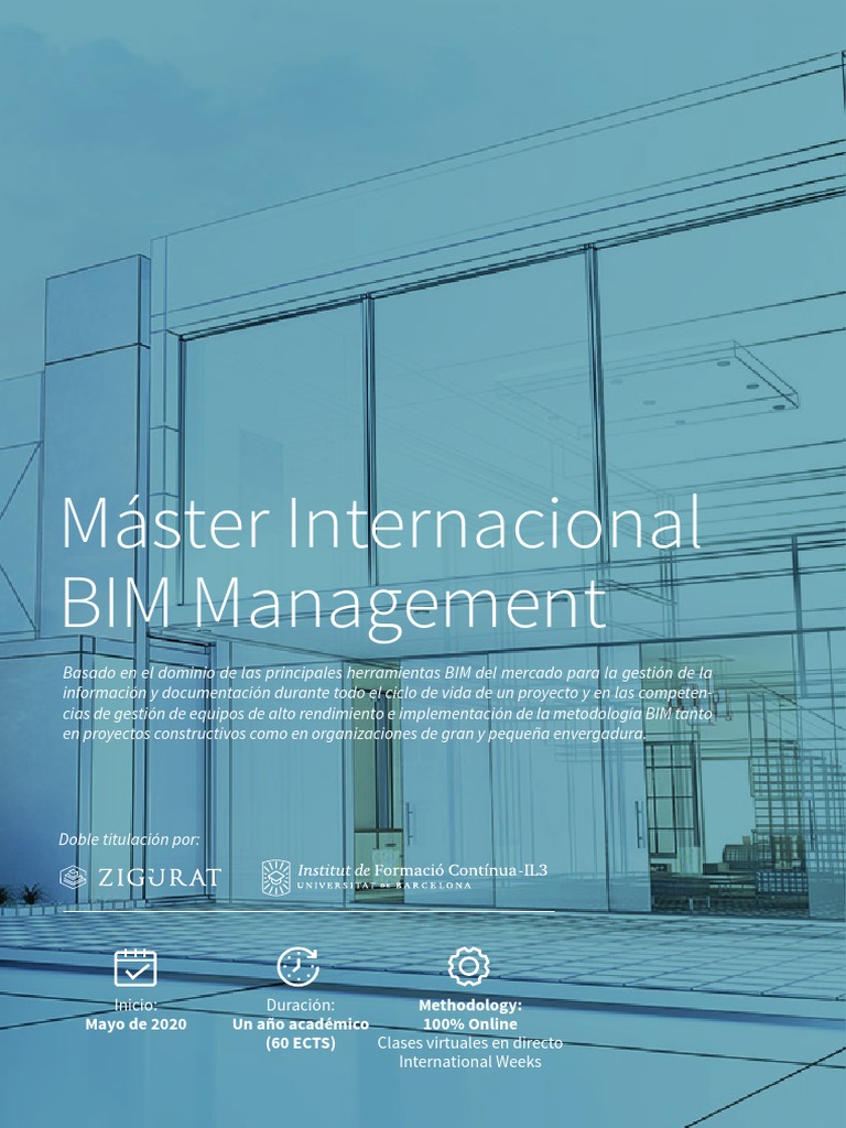 Master+Internacional+BIM+Management+-+Presentación v2 | PDF | Modelado ...