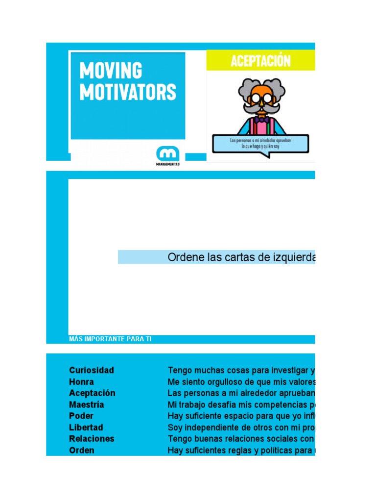 Actividad - Moving Motivators | PDF