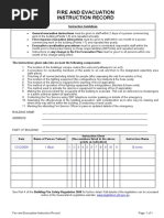 Fire Drill Evaluation Checklist | PDF | Emergency Evacuation | Fire Safety