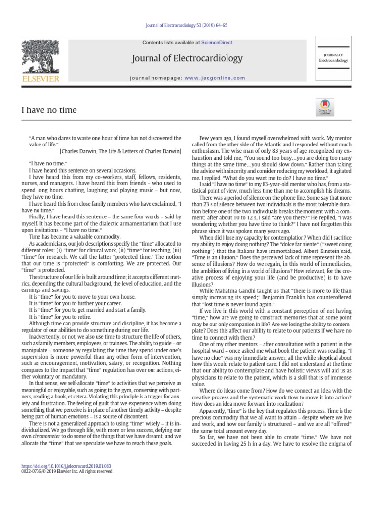 Journal of Electrocardiology: Sciencedirect | PDF