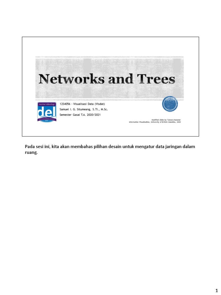 L08-Networks and Trees | PDF | Metode & Bahan Ajar | Komputer