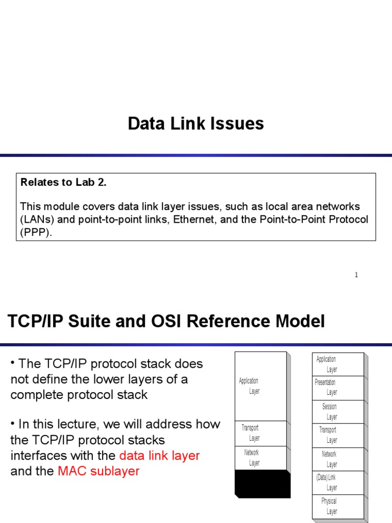 Module05 Datalink Pdf Computer Network Network Topology
