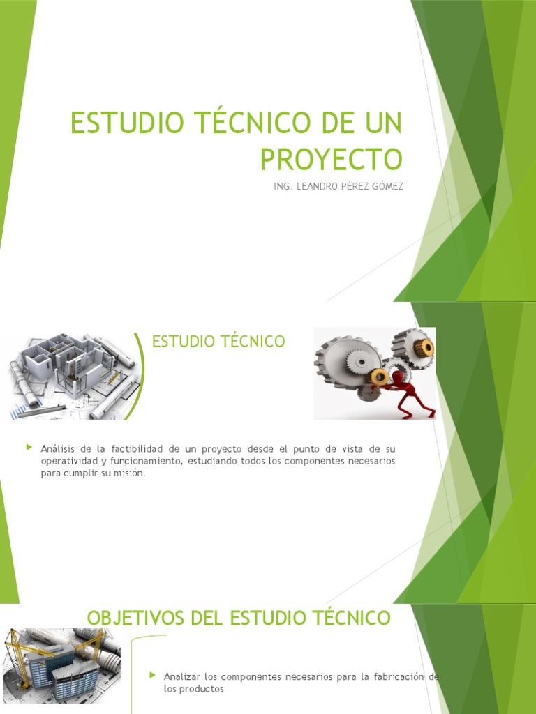 Estudio Técnico de Un Proyecto | PDF | Calidad (comercial) | Transporte