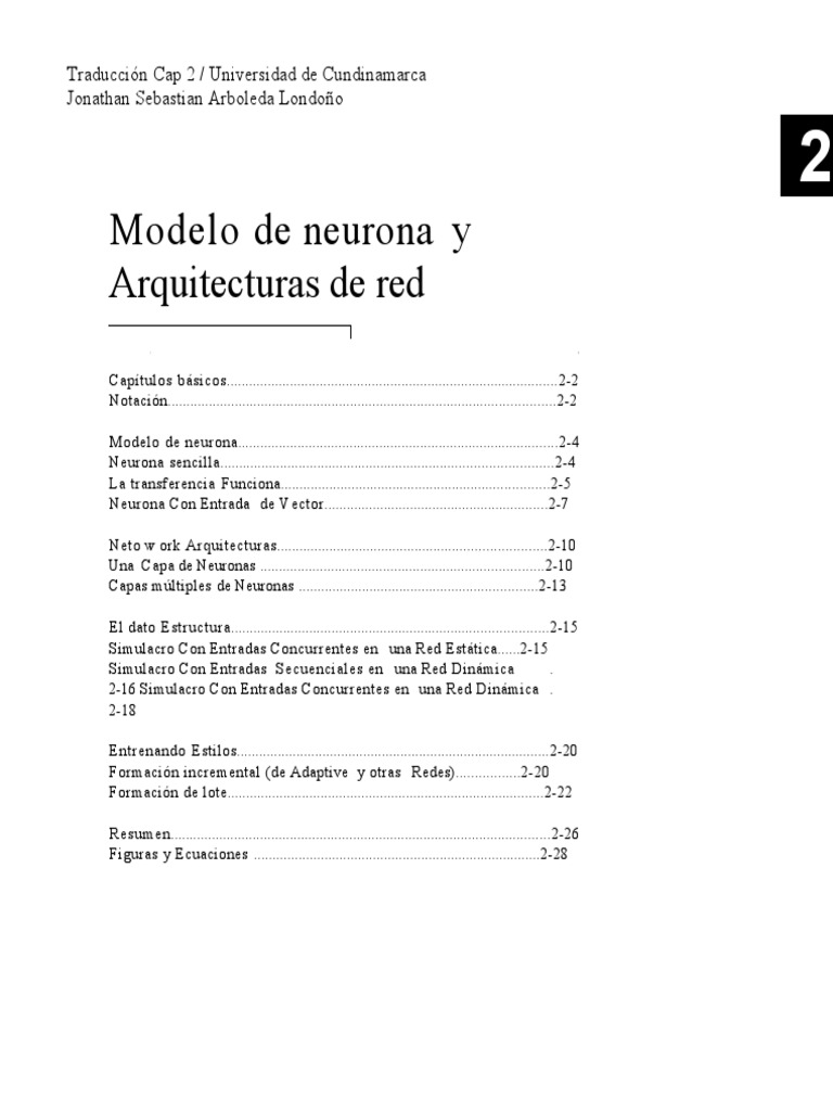 Neural Network Toolbox-Libro | PDF | Red neuronal artificial | Matriz (Matemáticas)