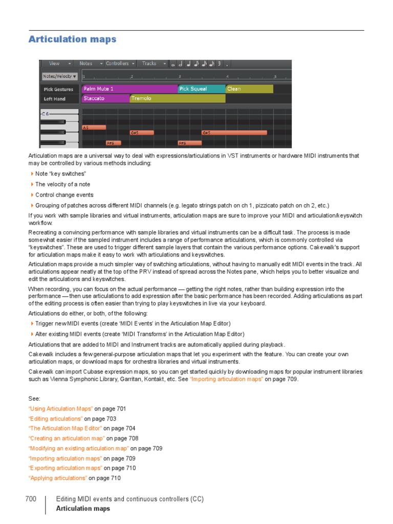 Articulation Maps | PDF | Synthesizer | Computer File