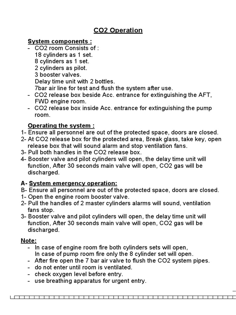 CO2 Operation | PDF