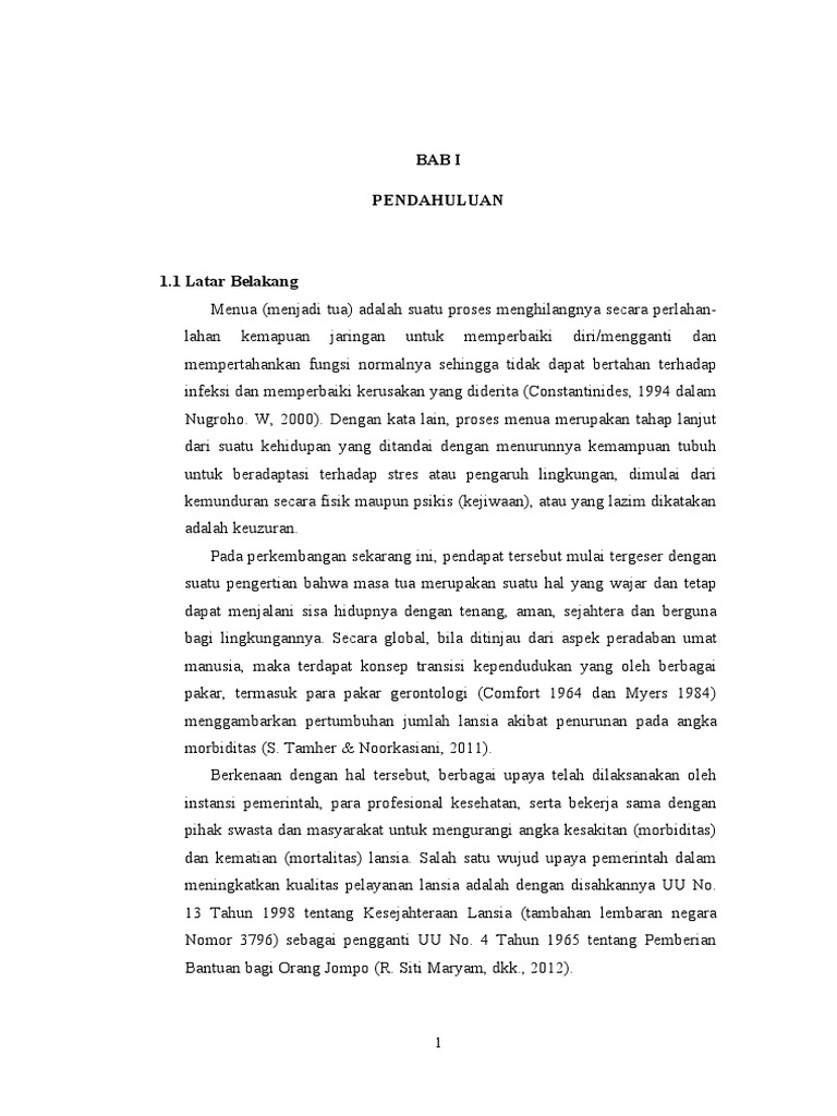 Materi Proses Menua | PDF | Pengembangan Diri