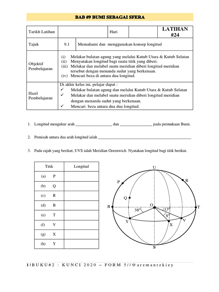 Bab #9 - Bumi Sebagai Sfera PDF | PDF