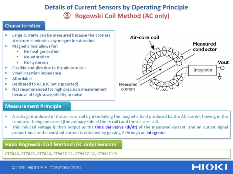 Rogowski Coil Method (AC Only) | PDF | Science & Mathematics ...