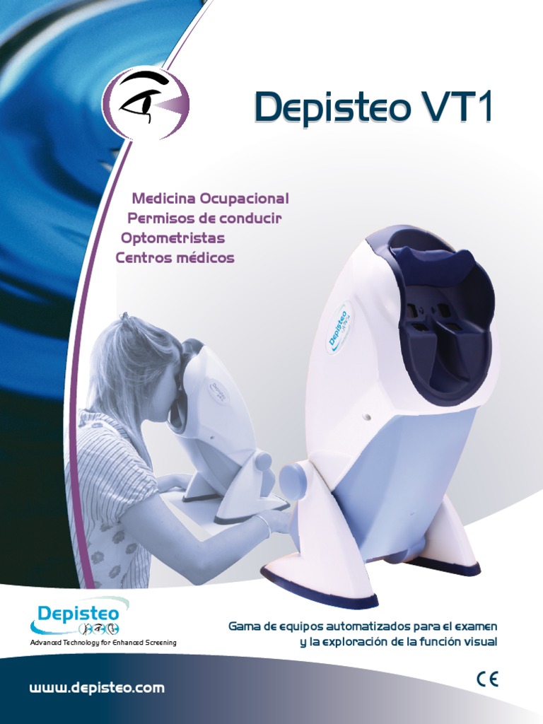 Depisteo VT1: equipo automatizado para exámenes visuales | PDF | Percepción visual | Factores ...