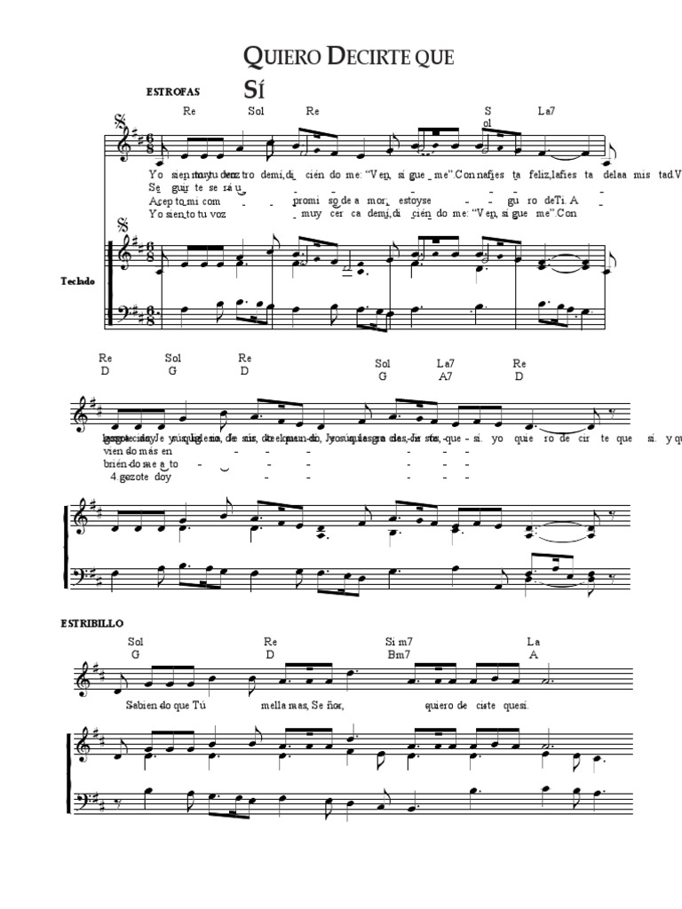 Quiero Decir Que Si | PDF