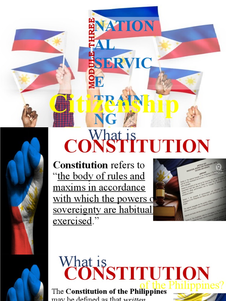 Nation AL Servic E Traini NG Progr AM: Citizenship Training | PDF ...