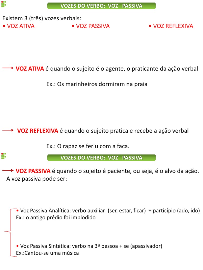 Gramática - Aula 12 - Agente Da Passiva | PDF | Assunto (gramática ...