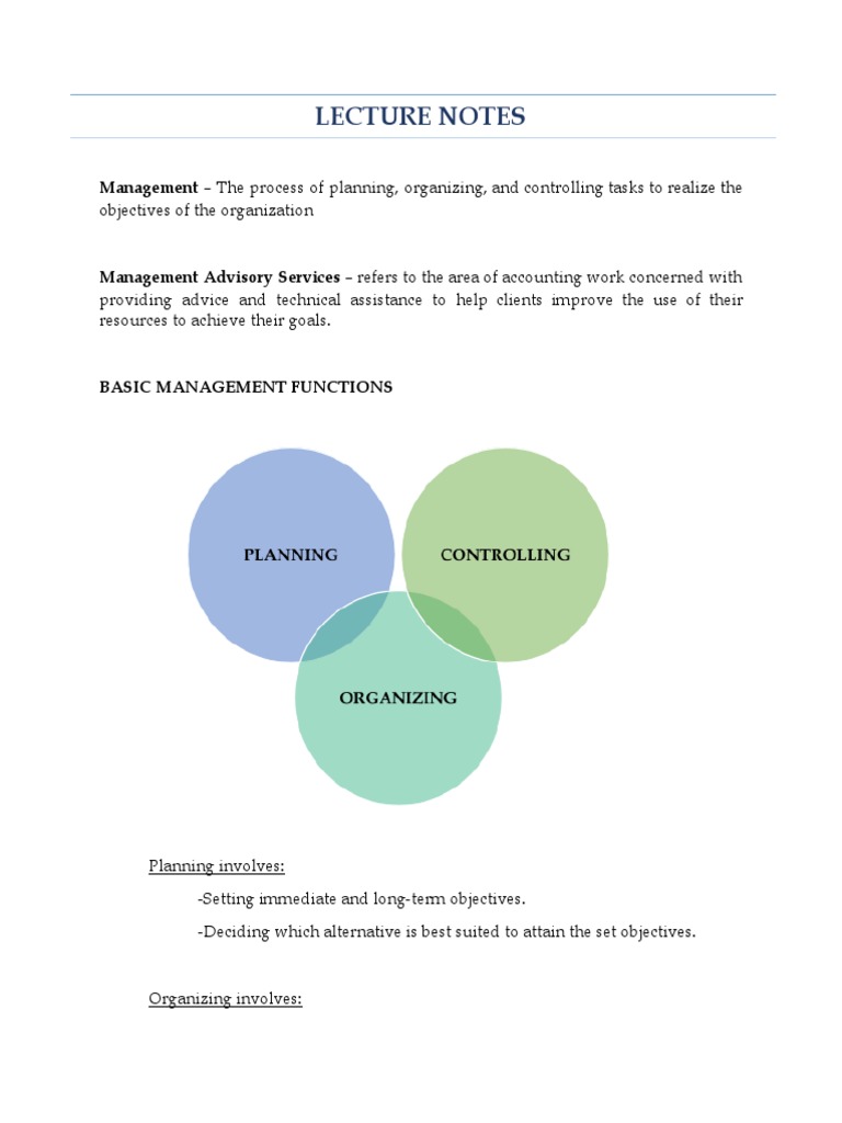 MANAGEMENT ACCOUNTING NOTES | PDF | Management Accounting | Accounting