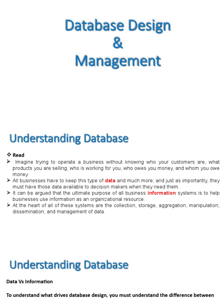 Lct1 - Introduction To Database&DBMS | PDF | Databases | Operating System