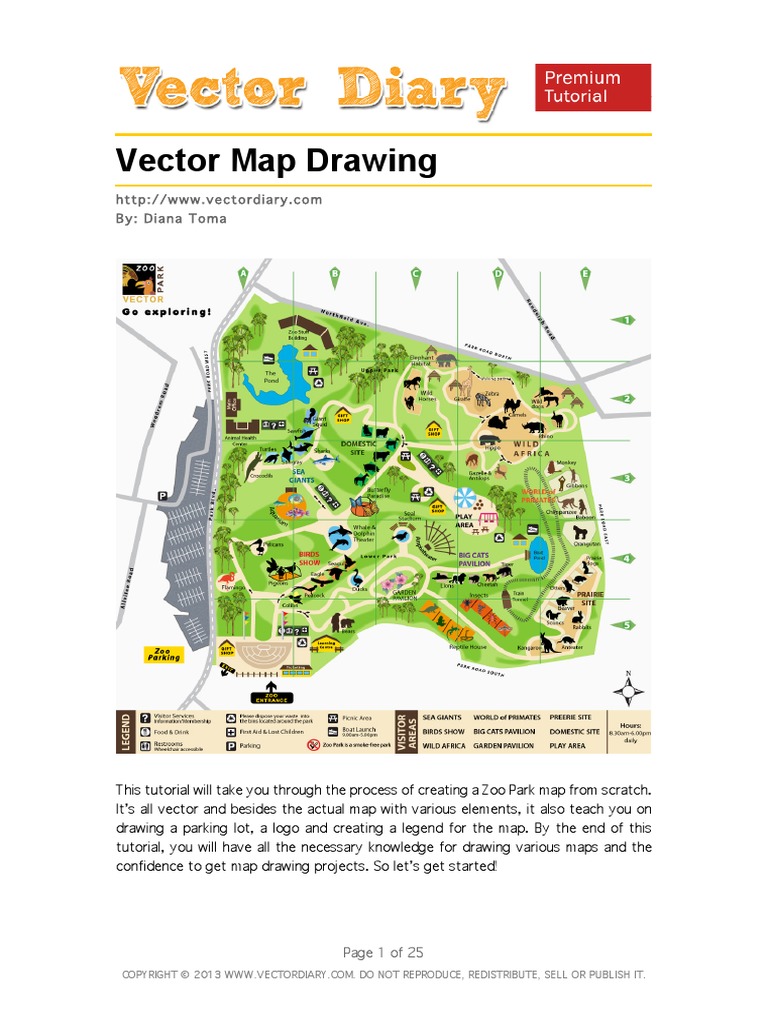 Vector Map Drawing | PDF | Area | Shape