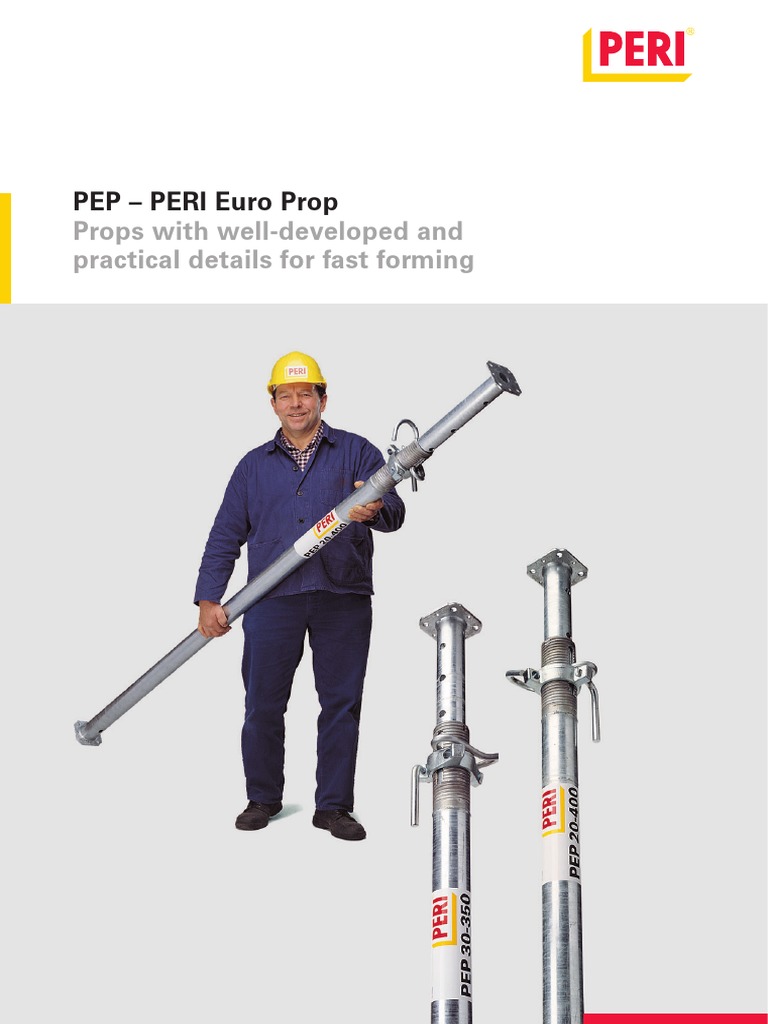 PEP - PERI Euro Prop: Props With Well-Developed and Practical Details ...