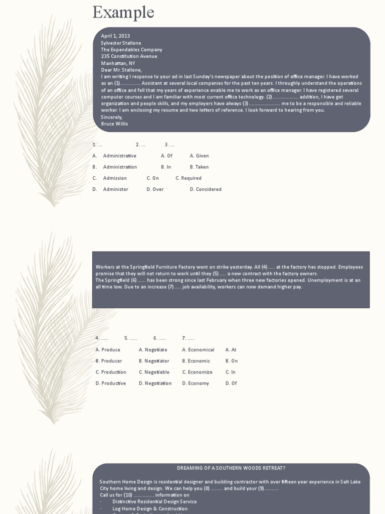Close Test Practices | PDF | Marketing | Labour