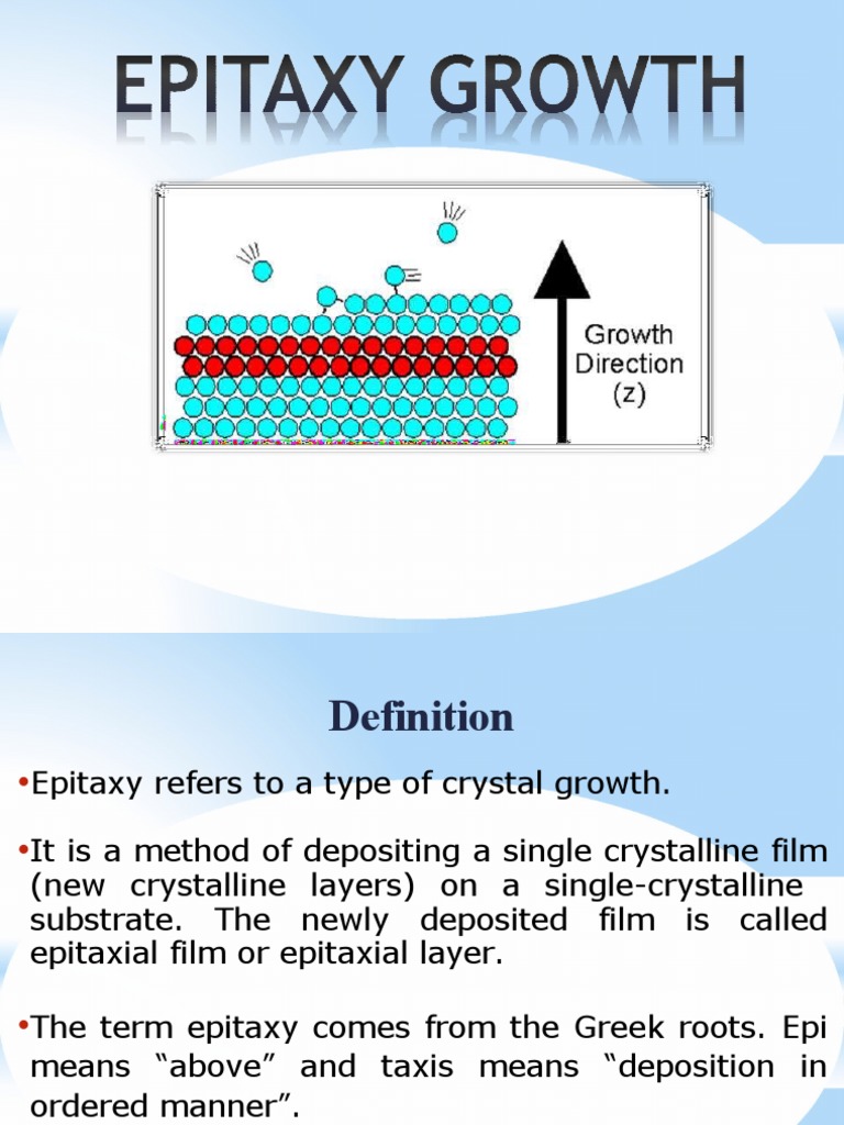 Epitaxy Growth | PDF | Epitaxy | Semiconductor Device Fabrication
