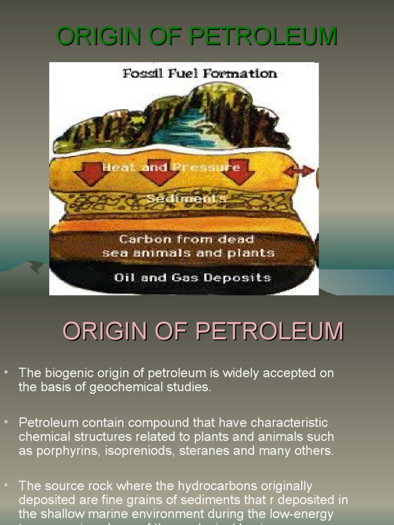 Origin | PDF | Sedimentary Rock | Petroleum