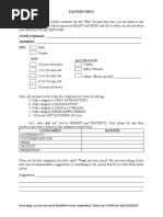 Impulse Buying Questionnaire | PDF