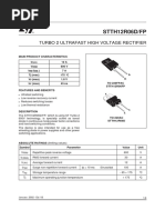Datasheet Diode Power Schottky Rectifier STPS80L60CY PDF | PDF | Diode | Rectifier