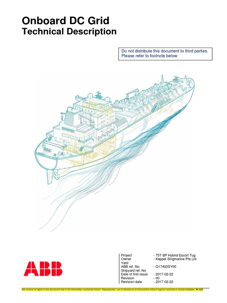 Onboard DC Grid Technical Description - Q17403SY00 | PDF | Electrical ...