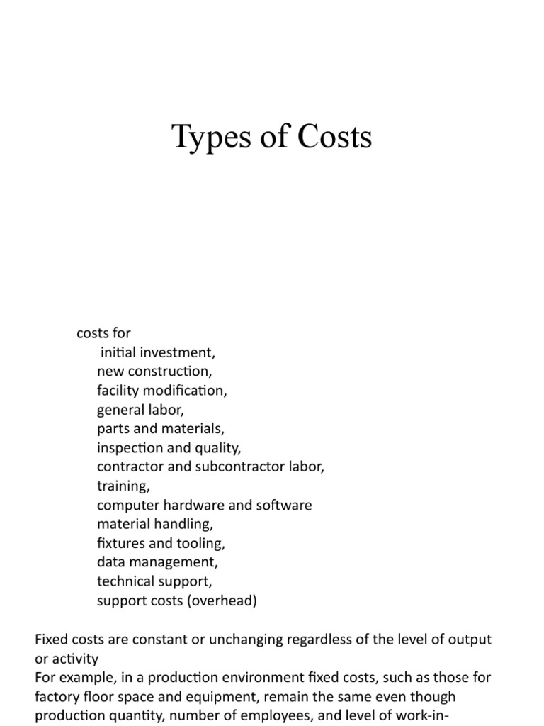 Fixed and Variable Costs Explained | PDF | Average Cost | Marginal Cost