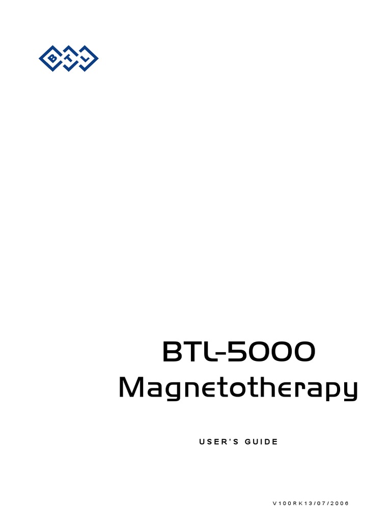 BTL 5000 Magnetotherapy Franks Hospital Magnetoterapie Uivatelsk ...