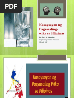 2ppt - MGA TEORYA SA PINAGMULAN NG WIKA | PDF