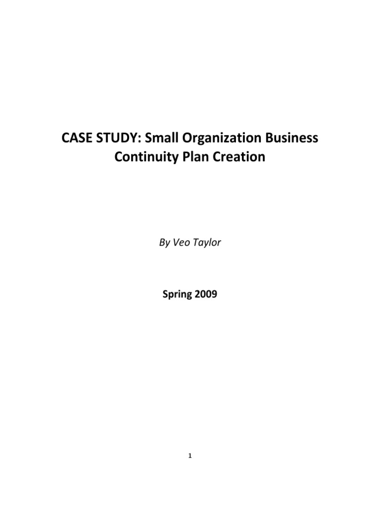 BCP Case Study | PDF | Health Insurance Portability And Accountability Act | Information Security