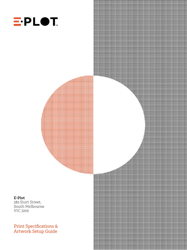 Print Specifications & Artwork Setup Guide: E-Plot | Download Free PDF ...