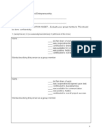 Team Contribution Statement Template | PDF