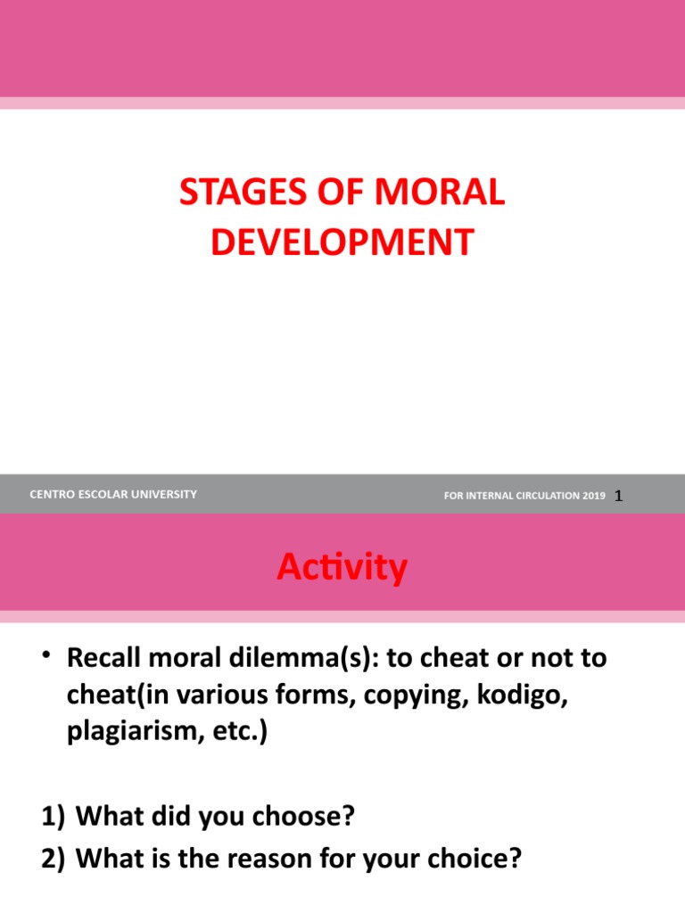 Stages of Moral Development Explained | PDF | Rights | Sociological ...