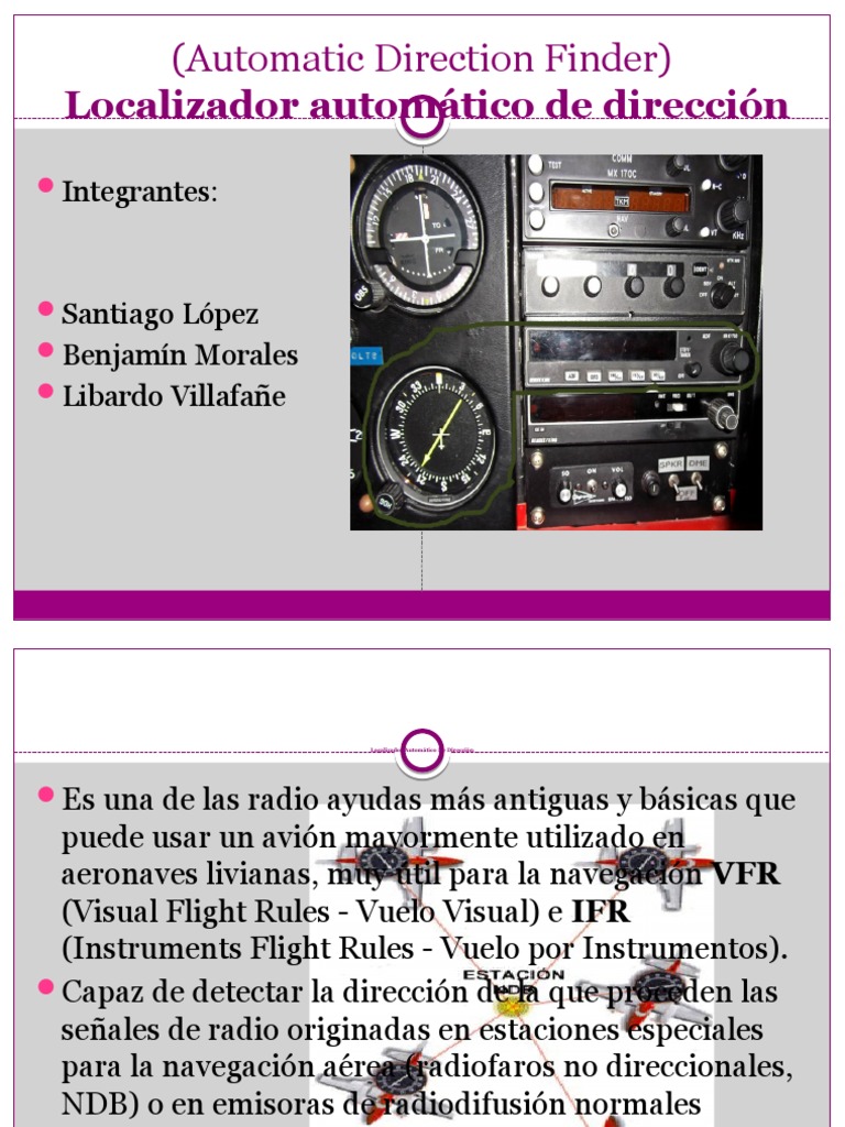 Automatic Direction Finder) | PDF | Tornillo | Aviación