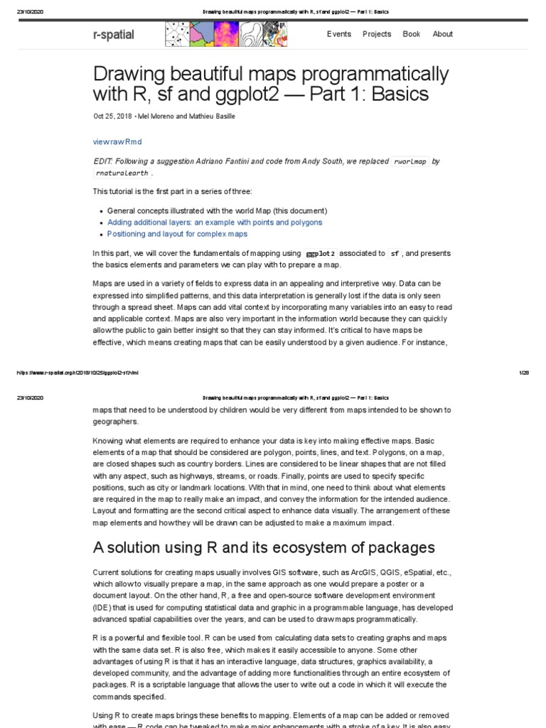 Drawing Beautiful Maps Programmatically With R Sf And Ggplot2 Part 1