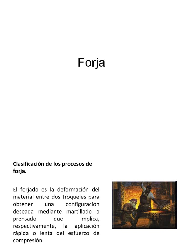 Forja | PDF | Forjar | Ingeniería mecánica