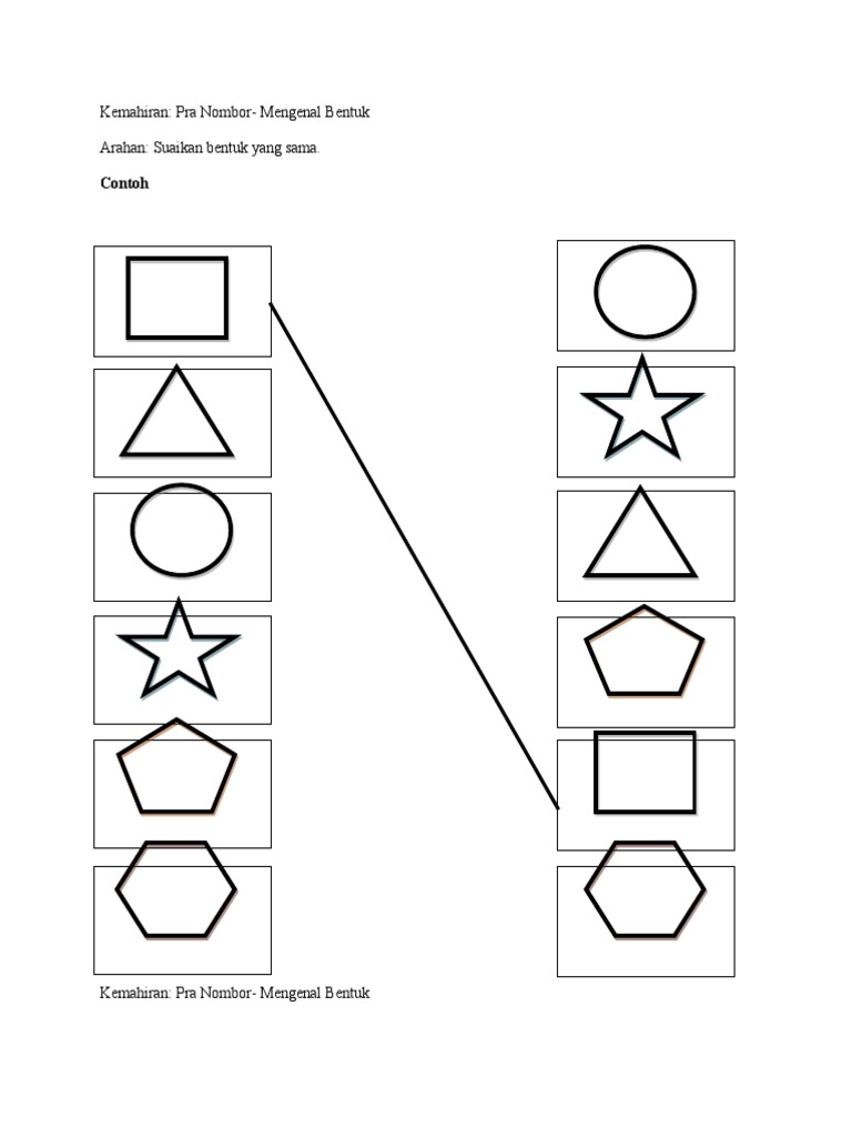 Pra Nombor - Bentuk | PDF