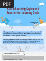 Kolbs Learning Styles and Experiential Learning Cycle | PDF | Learning Styles | Learning