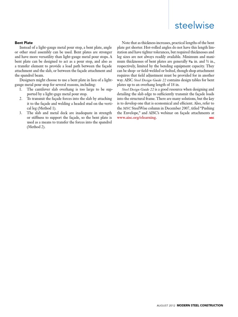 Pages From Pour Stop and Bent Plate | PDF | Sheet Metal | Metals