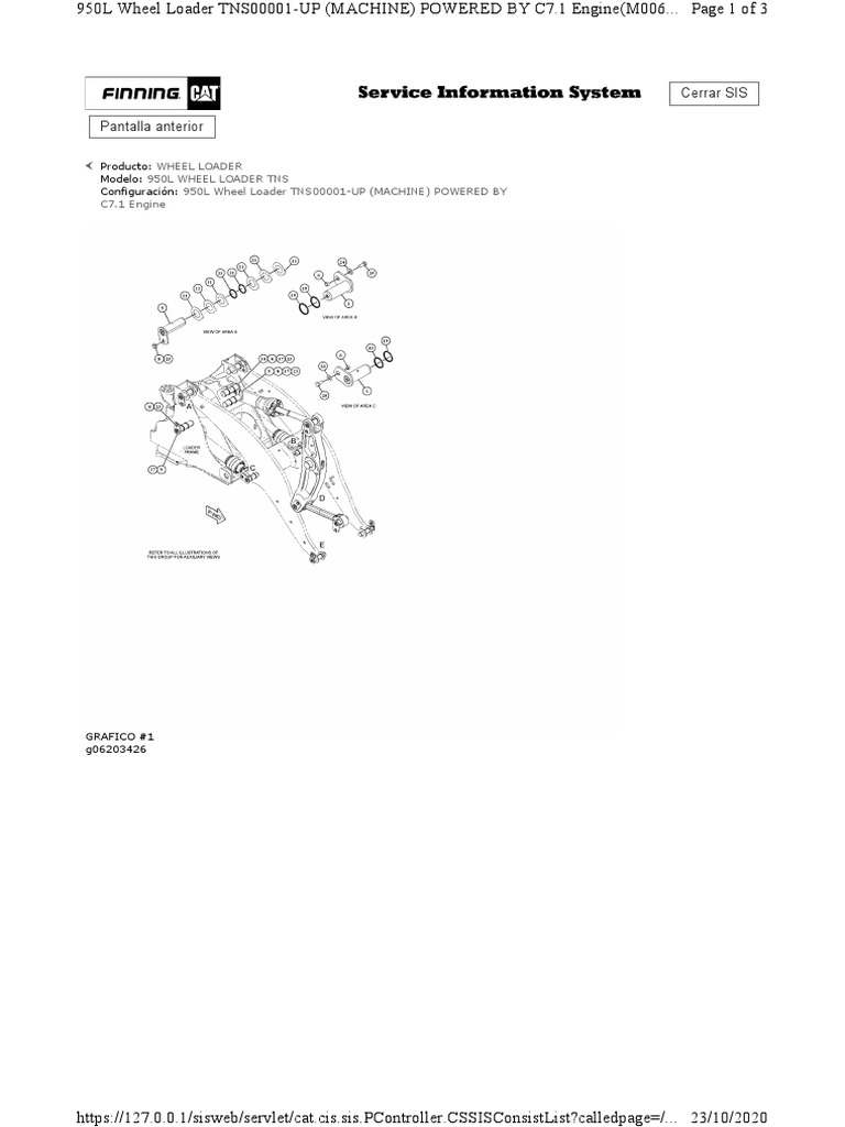 Partes Del 950L | PDF