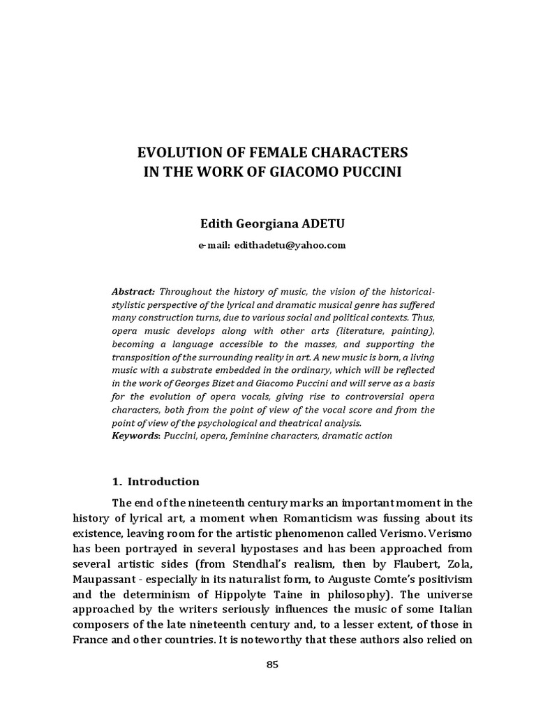 Evolution of Female Characters in The Wo1 PDF | Download Free PDF ...