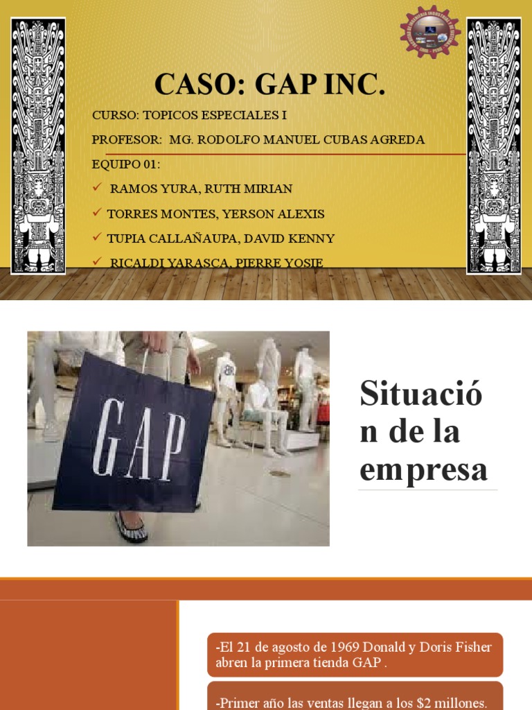 Caso Gap - Equipo 1 | PDF | Gap Inc. | Comercio electrónico