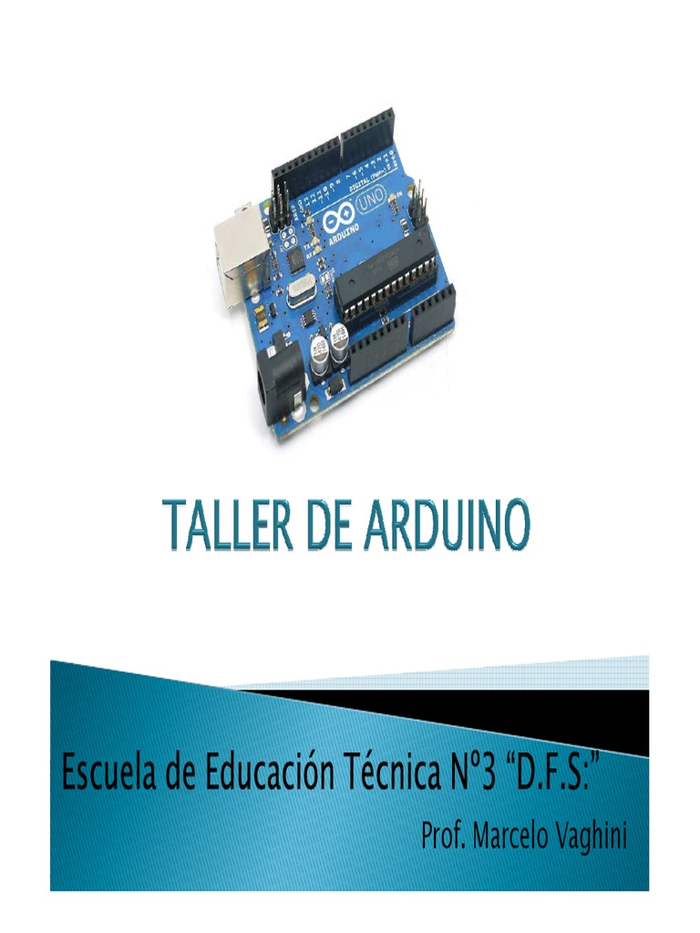 Taller de Arduino | PDF | Arduino | Programa de computadora