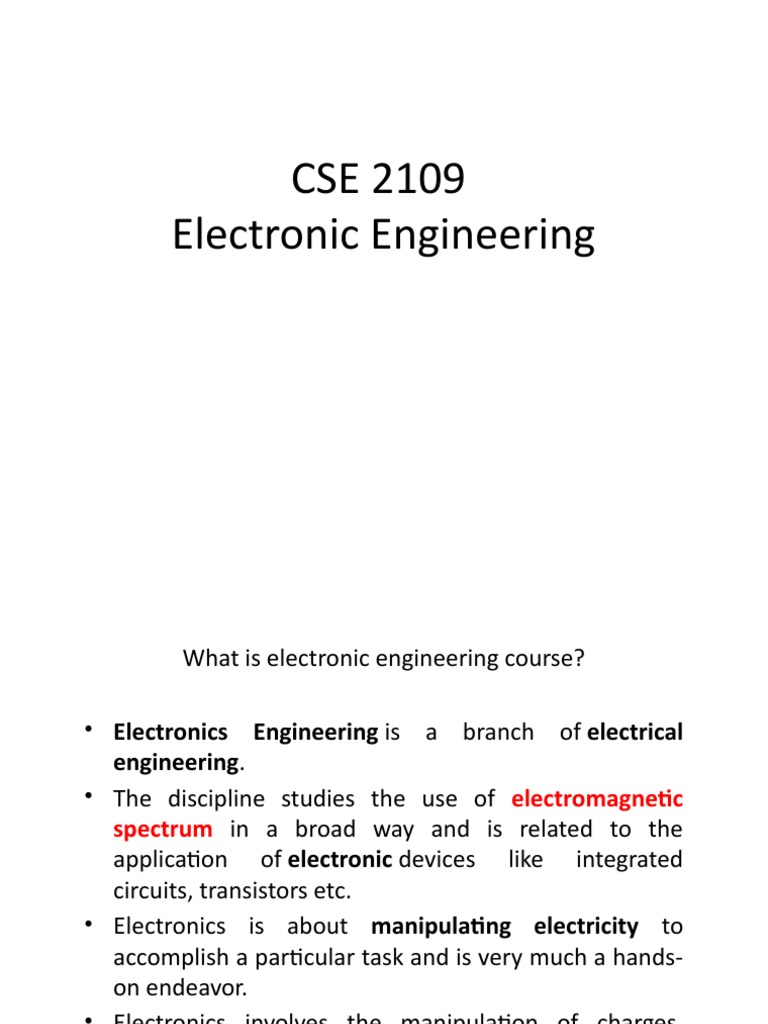 Electronic Engineering | PDF | Plasma (Physics) | Atoms
