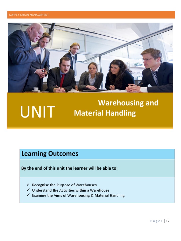 1586880407unit 10 Warehousing and Material Handling PDF | PDF ...